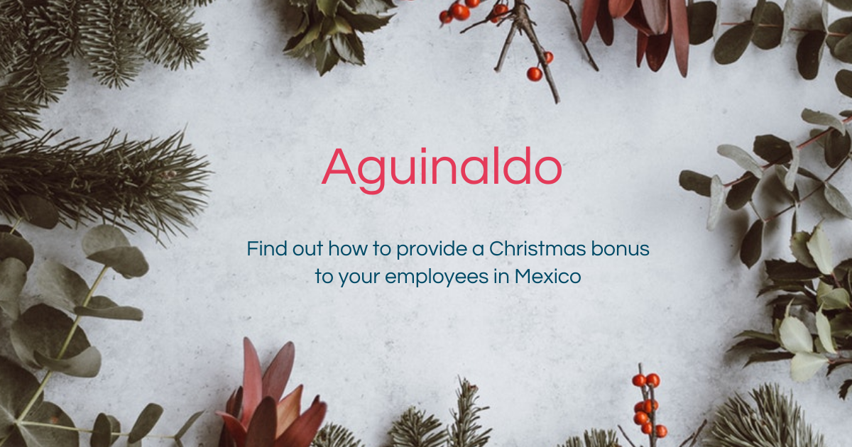 What is an Aguinaldo in Mexico?